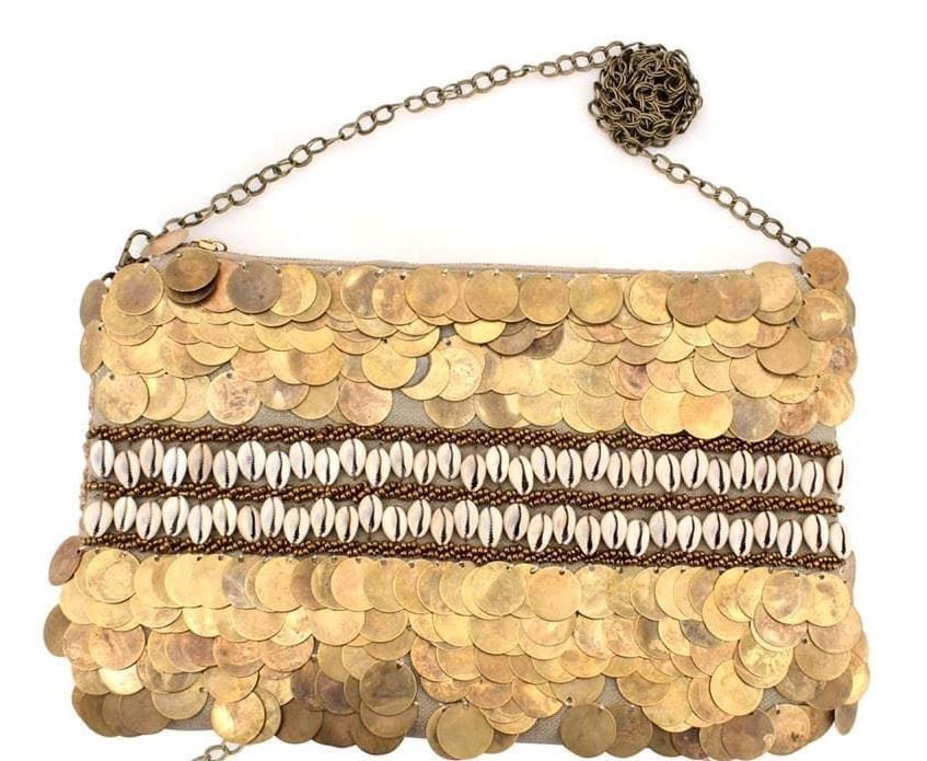 Copper Coin Cross Bag: A Beaded Bag for the Ages – Tawasol Egypt