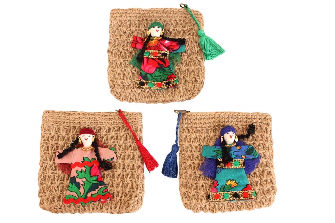 Hand-Woven Wonders: The Falaha Coin Pouch – Tawasol Egypt