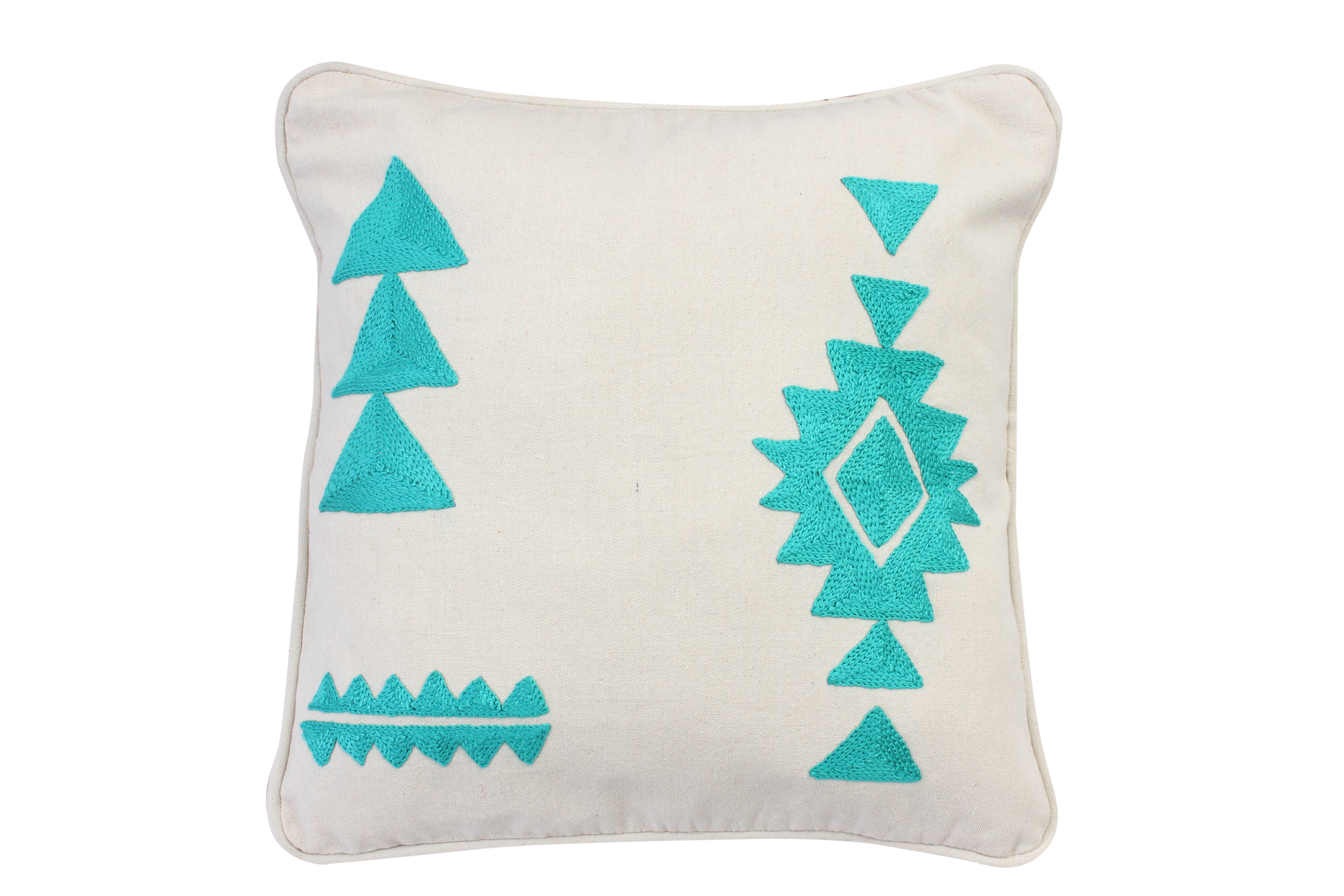 "Discover the Art of Klim: Geometrical Pattern Square Cushion ...